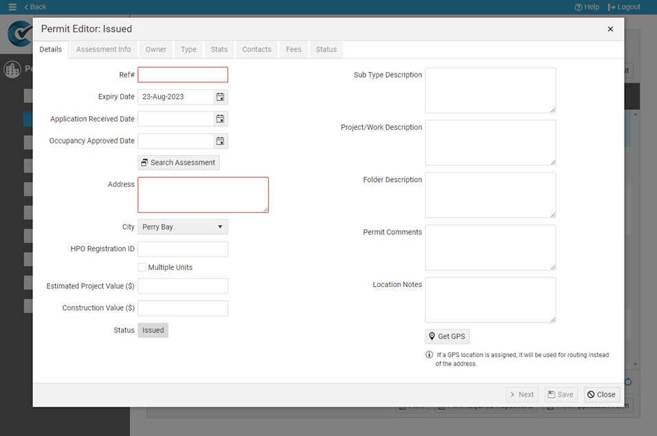 How To Create a New Permit